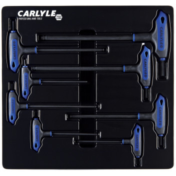 8 PC L HANDLE HEX BALL KEY SET METRIC
